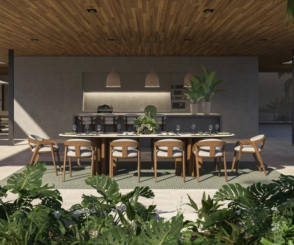 Tamarindo Oval Dining Table I Coco Wolf I Casa Design Group