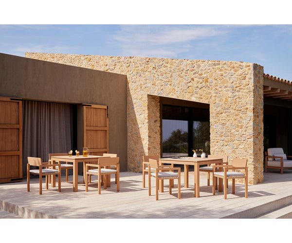 Kubik Square Dining Table I Point 1920 I Casa Design Group