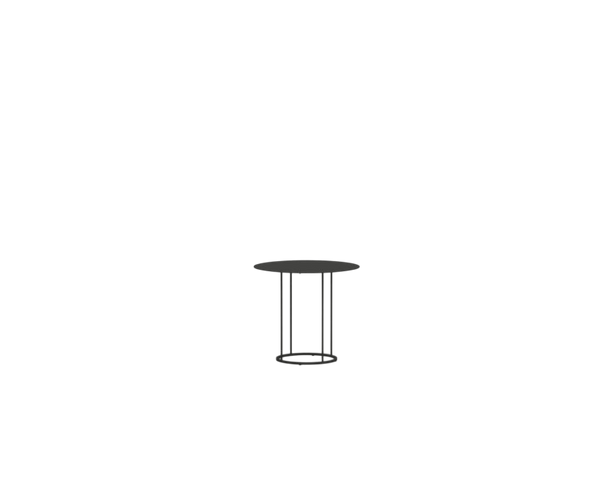 Zefiro 001 Side Table by Roda is Elegant Round Outdoor Table with Teak ...